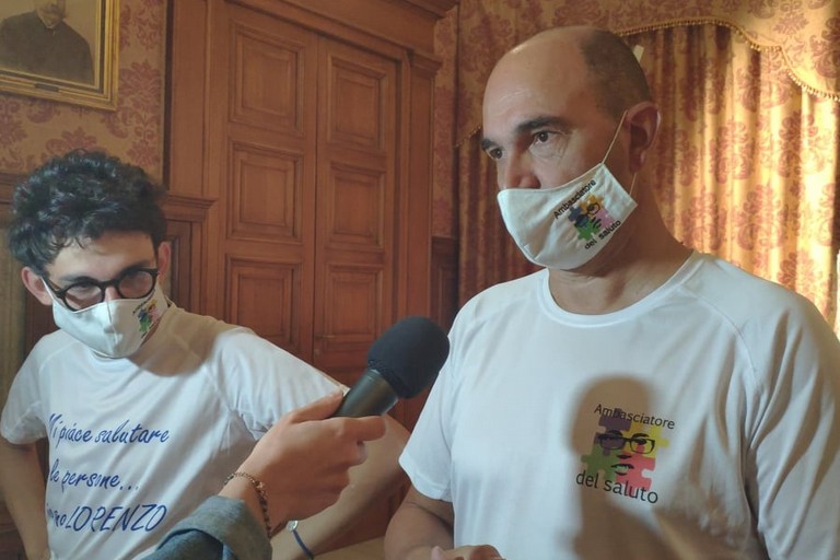 Video: Franco Cardone e Francesca Bottalico stamattina a Palazzo di Città